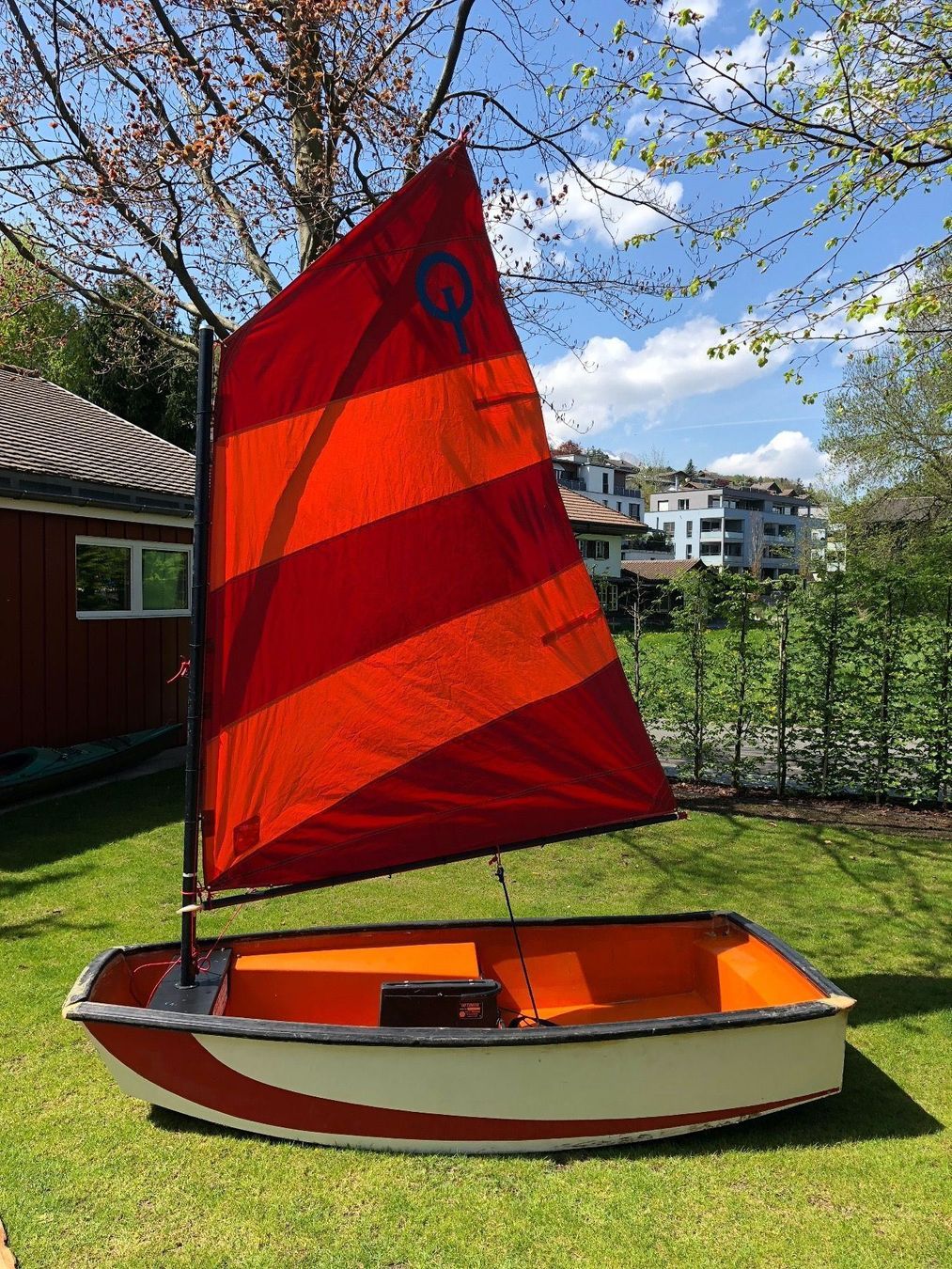 Optimist Boot mit Segel, komplett | Kaufen auf Ricardo