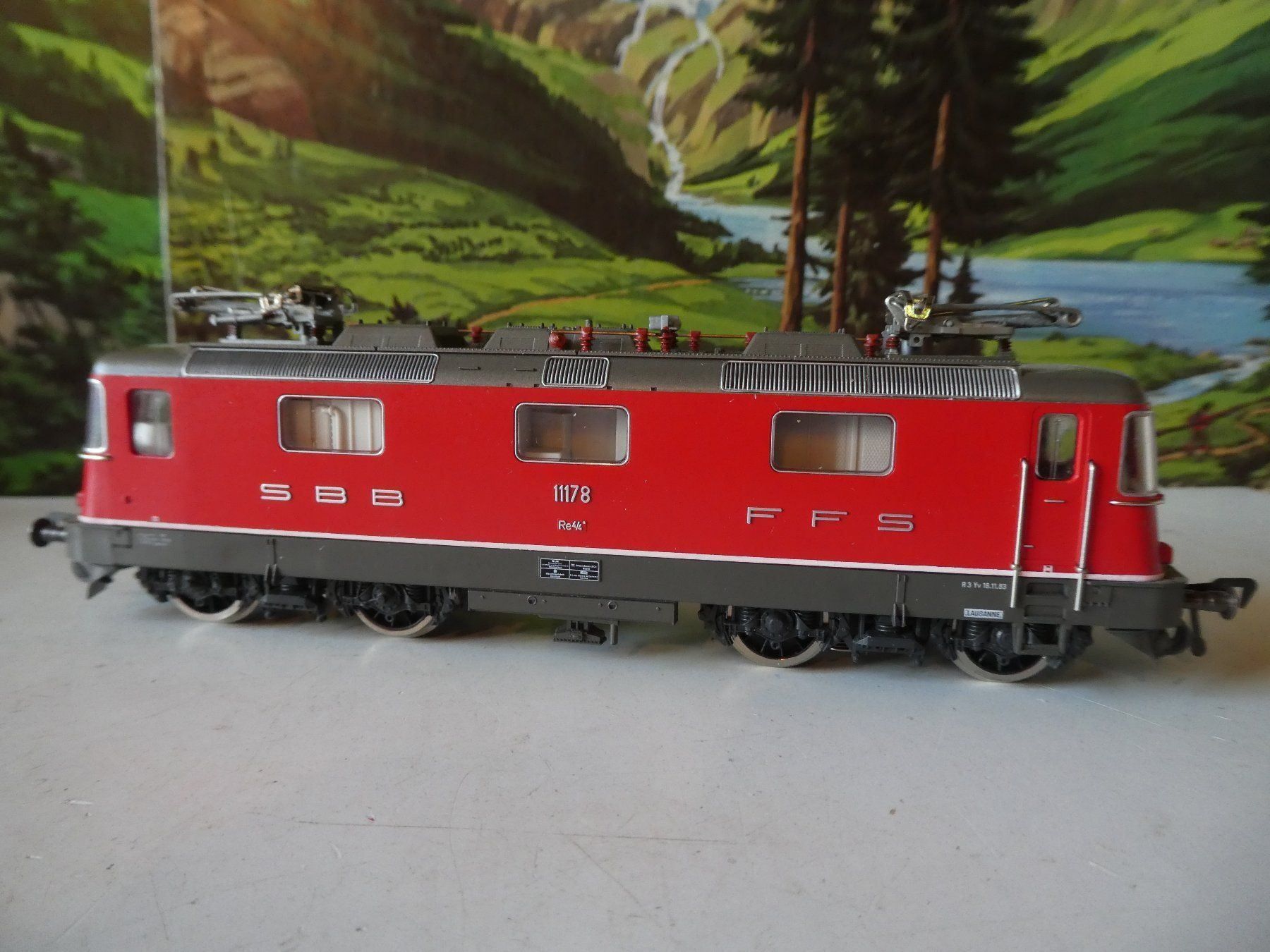 Fleischmann SBB Re 4/4 II rot H0 GL kaufen auf Ricardo