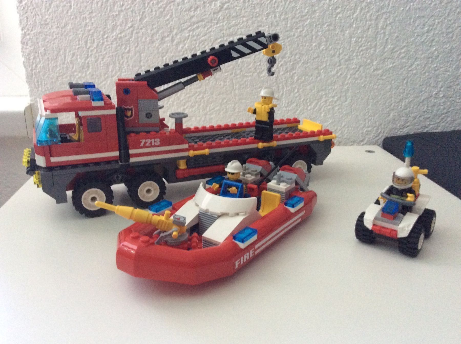 Lego 7213 Feuerwehr-Truck mit Löschboot | Kaufen auf Ricardo