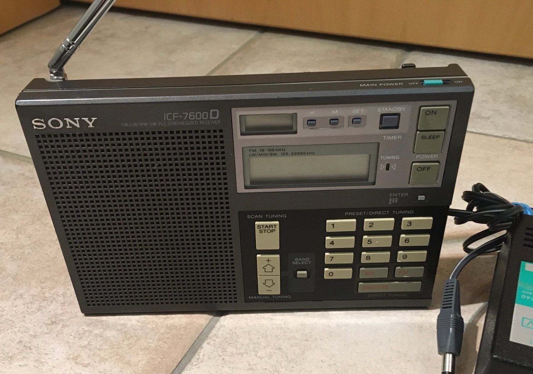 Vintage Radio Sony ICF-7600D von 1983 | Kaufen auf Ricardo