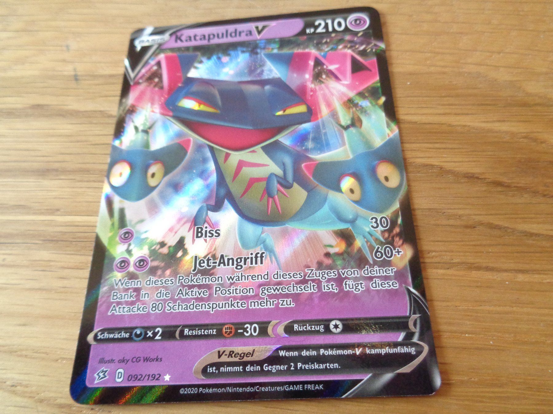 Pokemonkarte Katapuldra V | Kaufen auf Ricardo