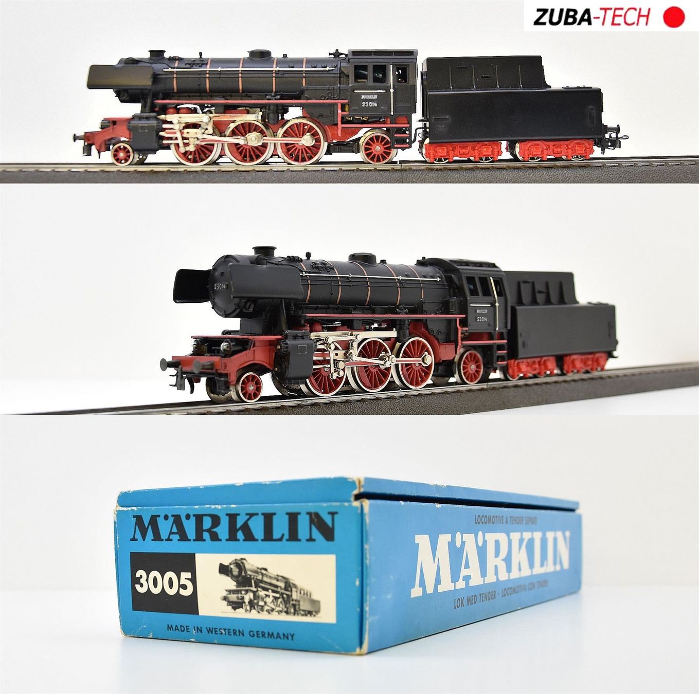 Märklin 3005 Dampflok BR 23 DB H0 WS OVP | Acheter sur Ricardo