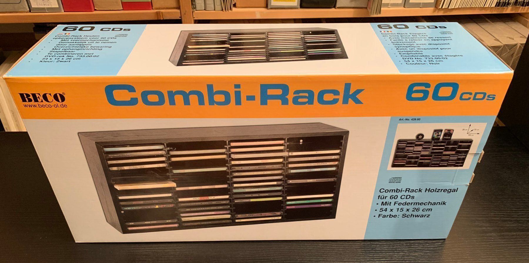 CD-Combi-Rack Holzregal von Beco 60 CDs | Kaufen auf Ricardo