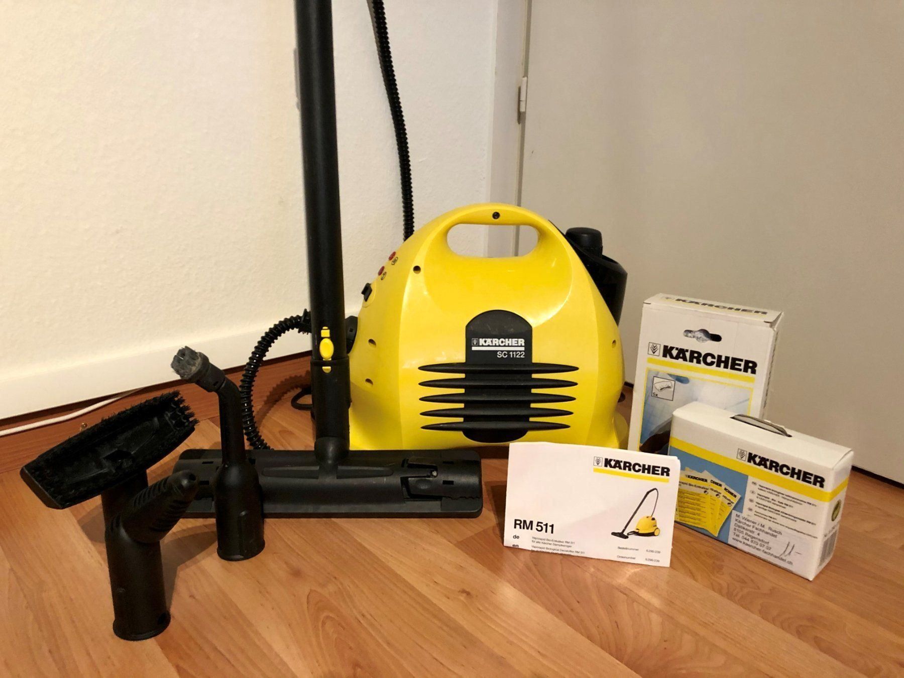 Kärcher Dampfreiniger SC1122 mit Zubehör | Kaufen auf Ricardo