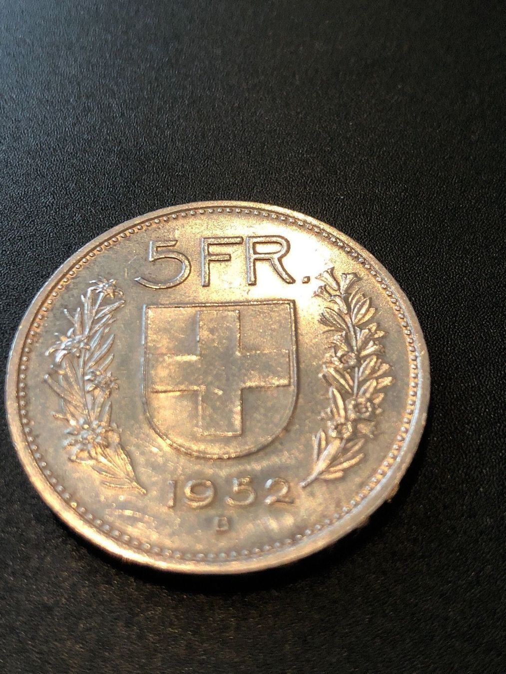 Schweiz 5 Franken 1952 Silber Sehr Rar | Kaufen auf Ricardo