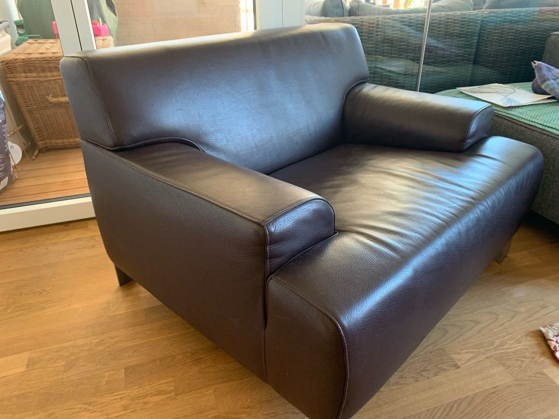 Braune leder Sessel | Kaufen auf Ricardo