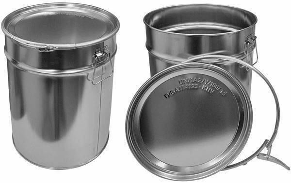 30 L Blecheimer Weissblecheimer + Deckel | Kaufen auf Ricardo