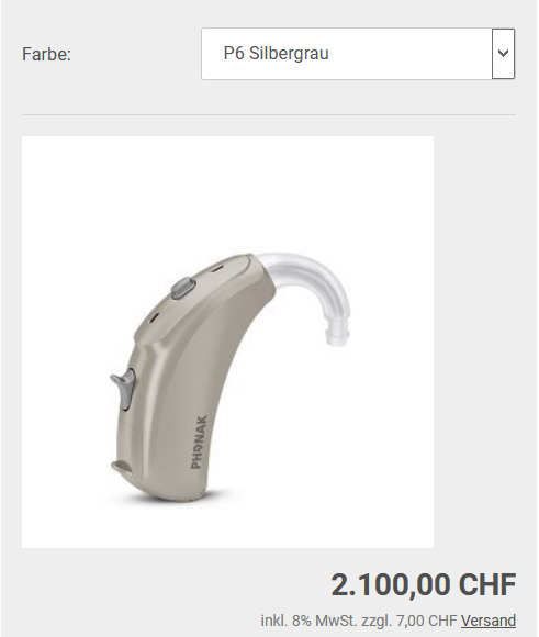 Hörgeräte Phonak Bolero V50-P (1Paar) | Comprare su Ricardo